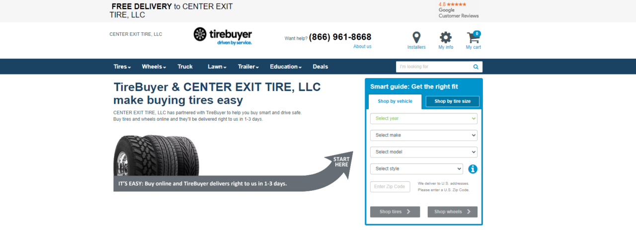 TireBuyer | Center Exit TirePros